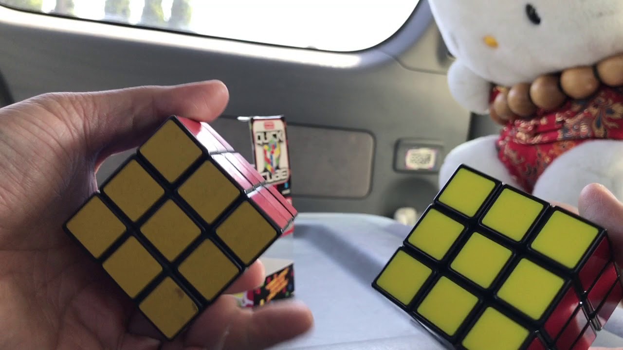 Antique 1982 Rubiks Cube vs New Rubiks vs Duncan Speed Cube - YouTube