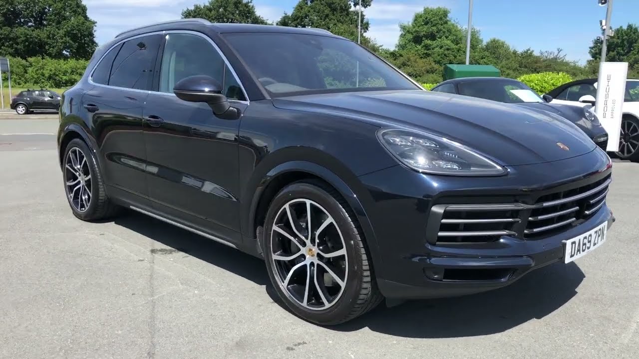 2019 Porsche Cayenne S, in Moonlight Blue Metallic - YouTube