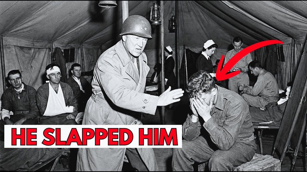 What Eisenhower Said When Patton Slapped A Crying Soldier - YouTube