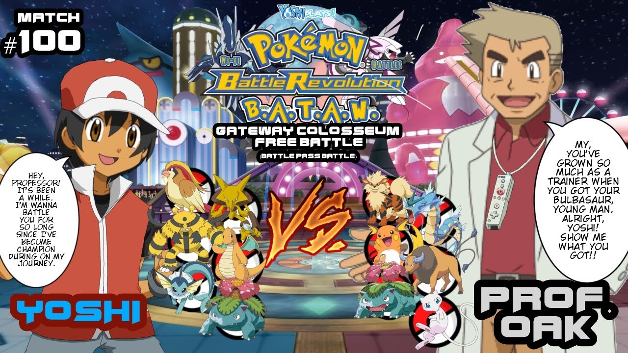 Pokemon Battle Revolution BATAW (Wi-Fi Battles) Match #100: Yoshi ...