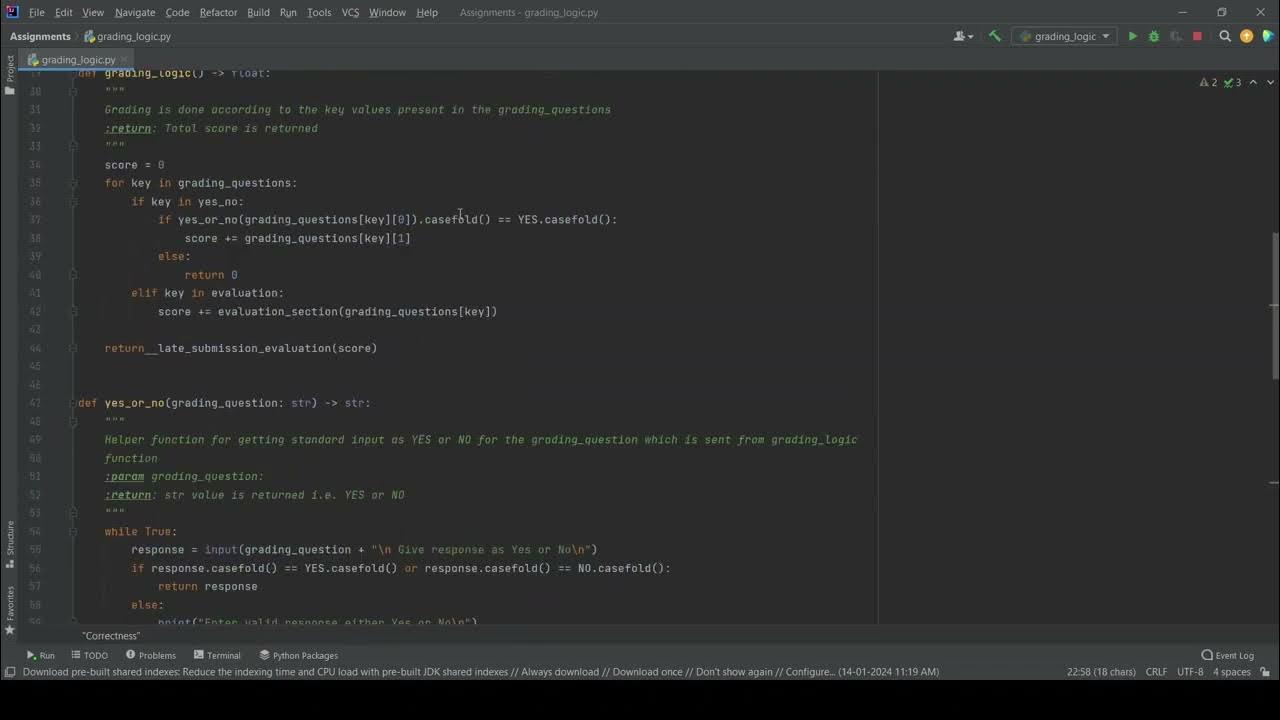 Grading logic - YouTube