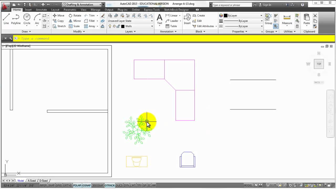 Exploding Objects In Autocad 2013 Youtube