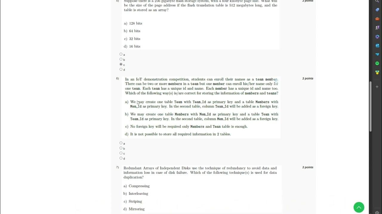 NPTEL Data Base Management System Week 5 Assignment Solution August 2024 | IIT Kharagpur - YouTube