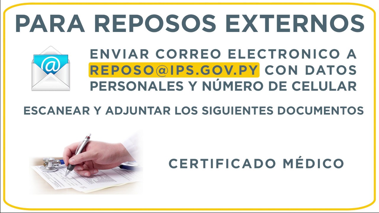 COMO TRAMITAR TU REPOSO - YouTube