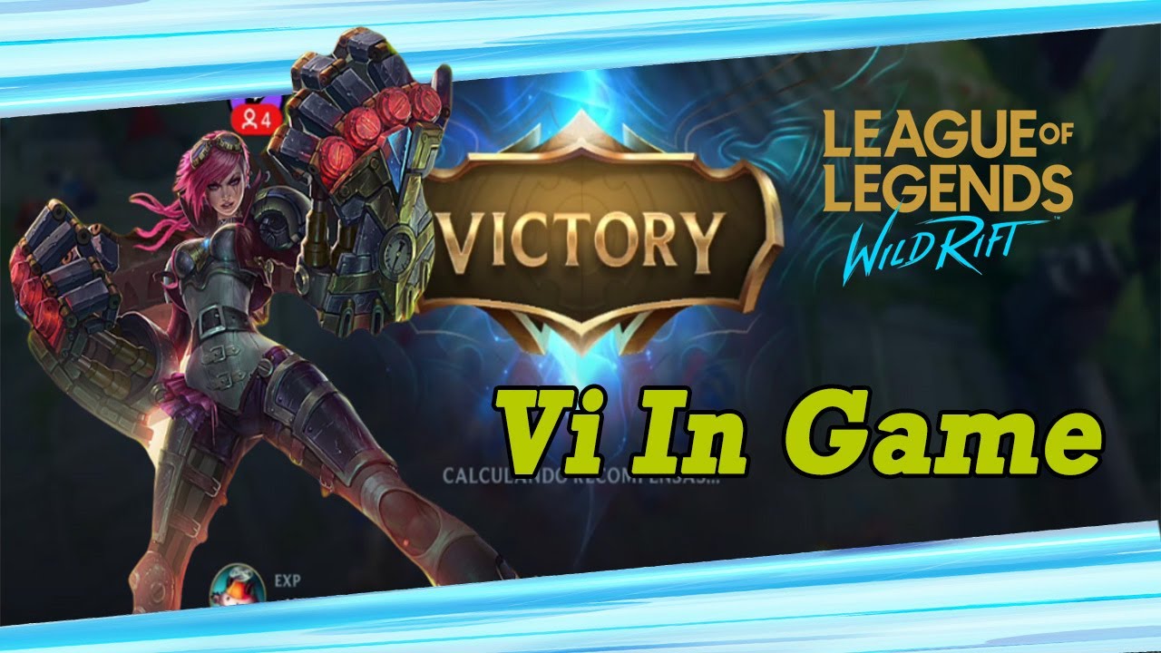 League Of Legends Wild Rift Alpha Test - Vi In Game - YouTube