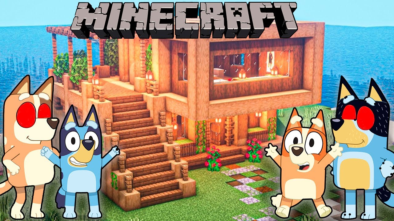 Bluey's Family Plays Minecraft But The Parents Are Evil 16! - YouTube