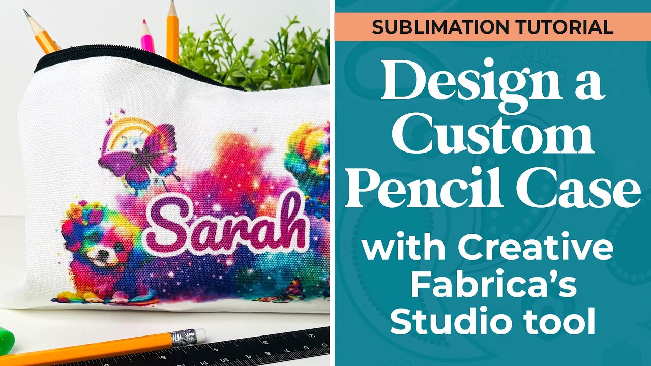 Custom Pencil Case Sublimation ️ with Creative Fabrica's Studio tool ...