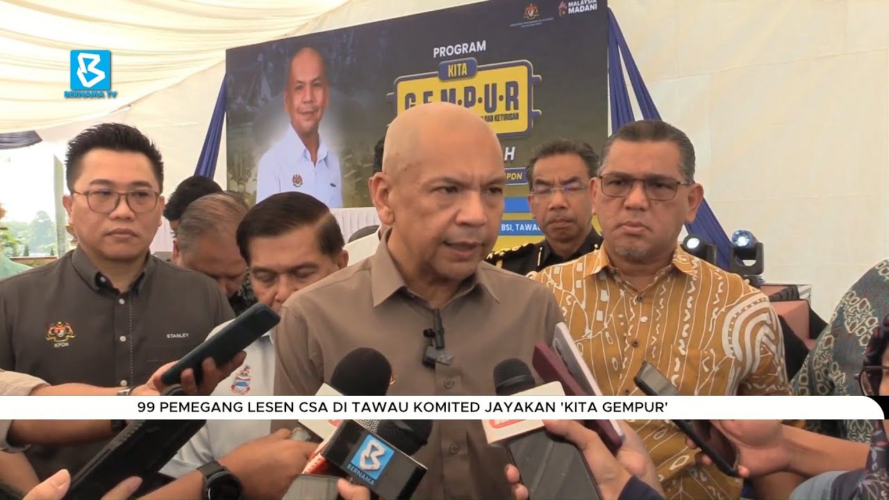 99 pemegang lesen CSA di tawau komited jayakan 'Kita Gempur' - YouTube