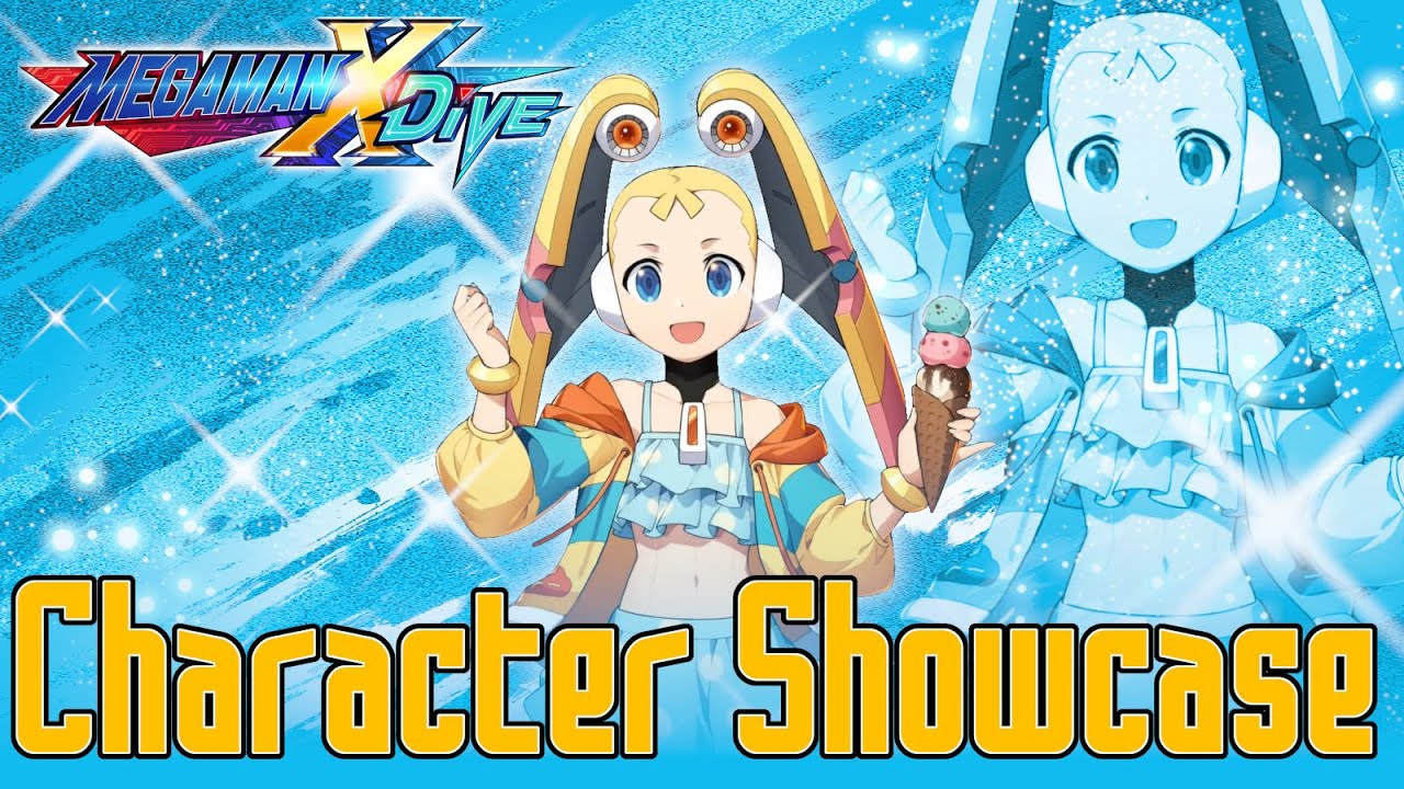 Swimsuit Pallette 5 Character Showcase Mega Man X Dive Youtube
