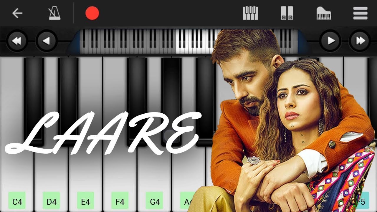 LAARE (Maninder Buttar) | Piano Tutorial | Sargun Mehta | Melodious ...