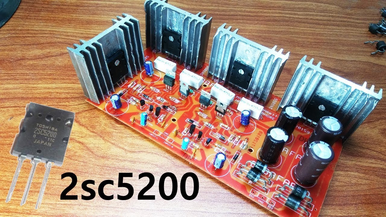 2SC5200 X 4 Stereo Amplifier Soldering Tutorial - YouTube