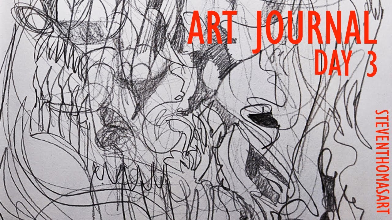 Art Journal Day 3: Automatic Drawing Exercise * Moebius * Dynamic ...