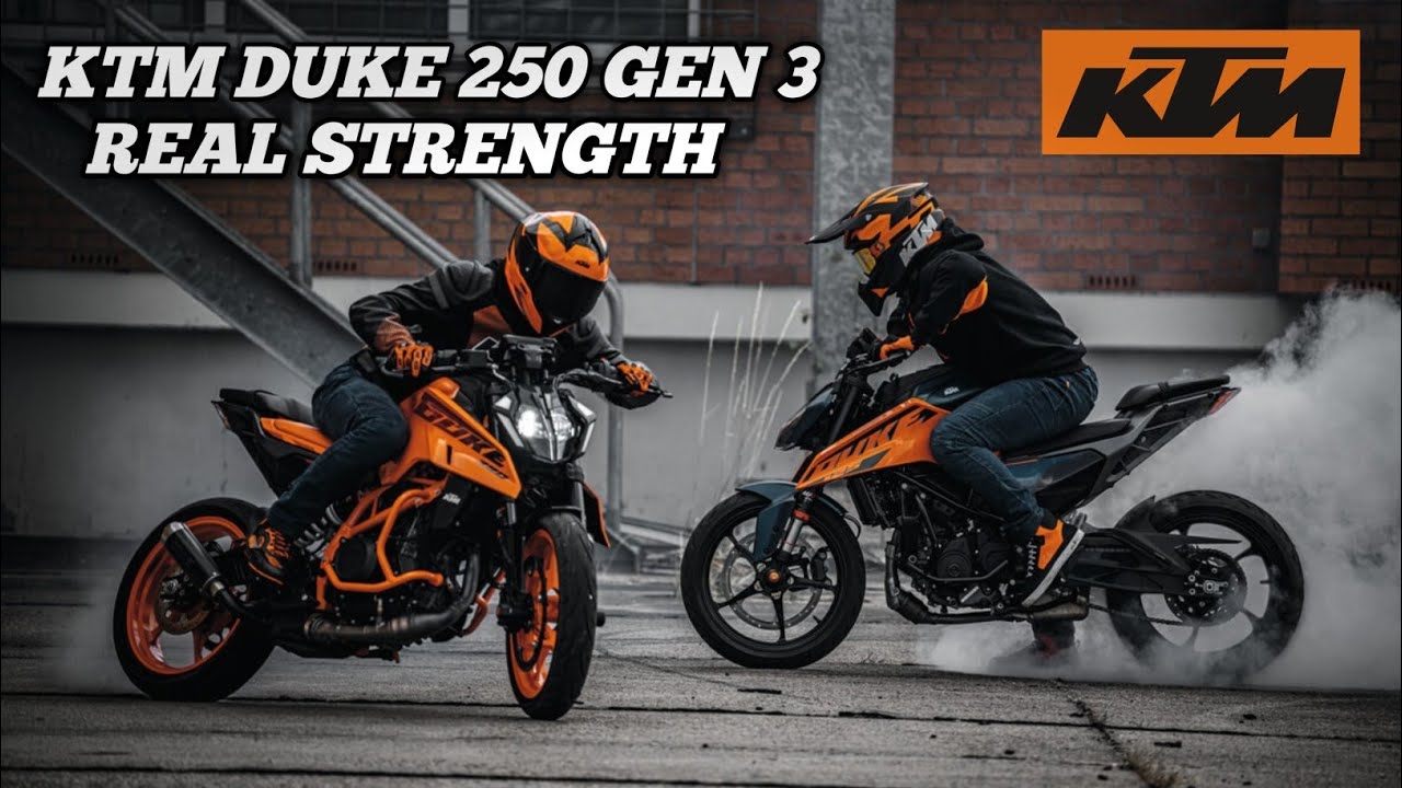 2025 Ktm Duke 250 Gen3 REAL STRENGTH | Ktm Duke 250 Gen3 - YouTube