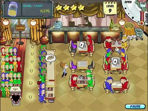 Diner Dash Level 4-9 - YouTube