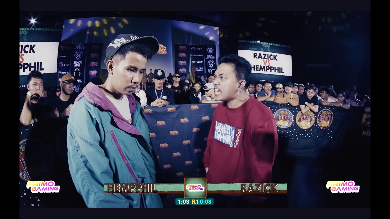 FlipTop - Razick vs Hempphil | (Razick Rounds Only) - YouTube