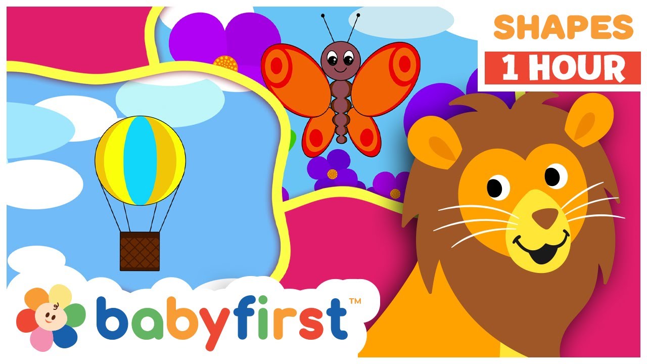 Learn Shapes for kids | Shapes School | Educational Video | Lion | Hot ...