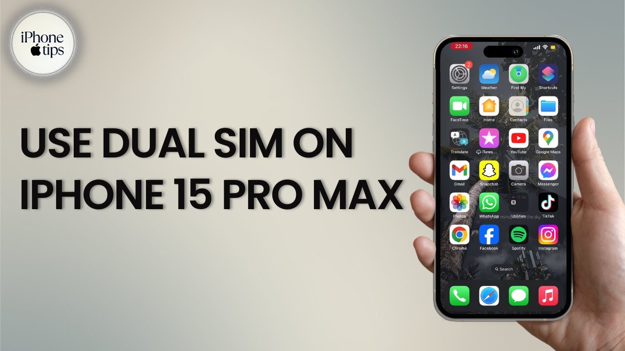 How to Dual SIM on iPhone 15 Pro Max! - Use Physical or eSIM - YouTube