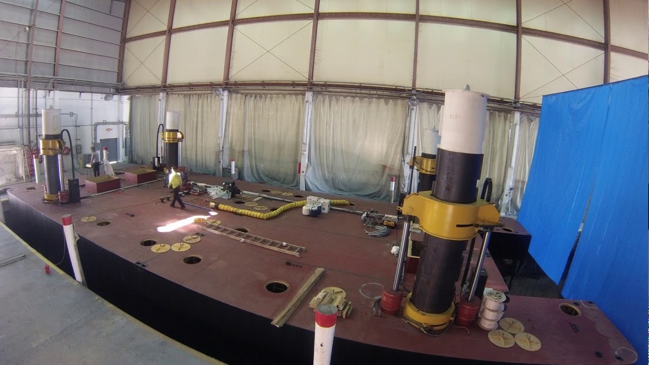 Arkup livable yacht self-lifting system - YouTube