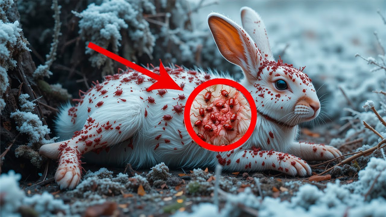 Rabbit Attacked by Rare Parasites! What?! (Amazing Rescue) - YouTube