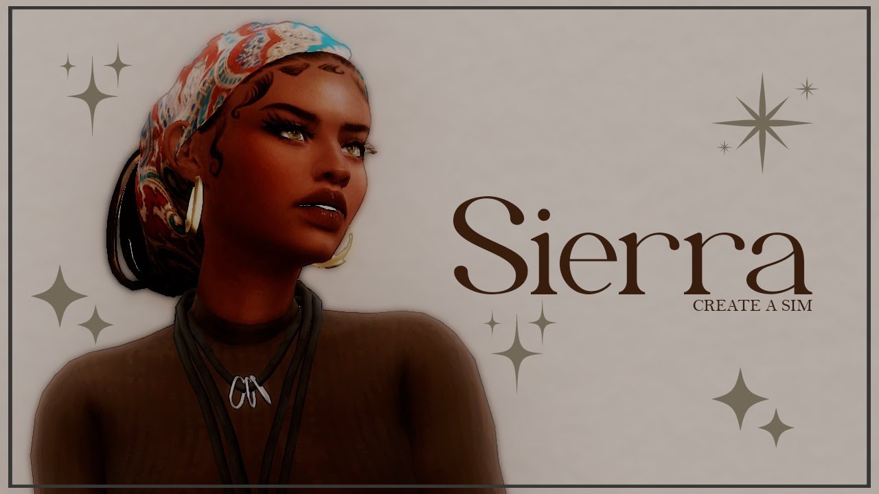 Sierra | Sims 4 Create a Sim + Sim Download - YouTube