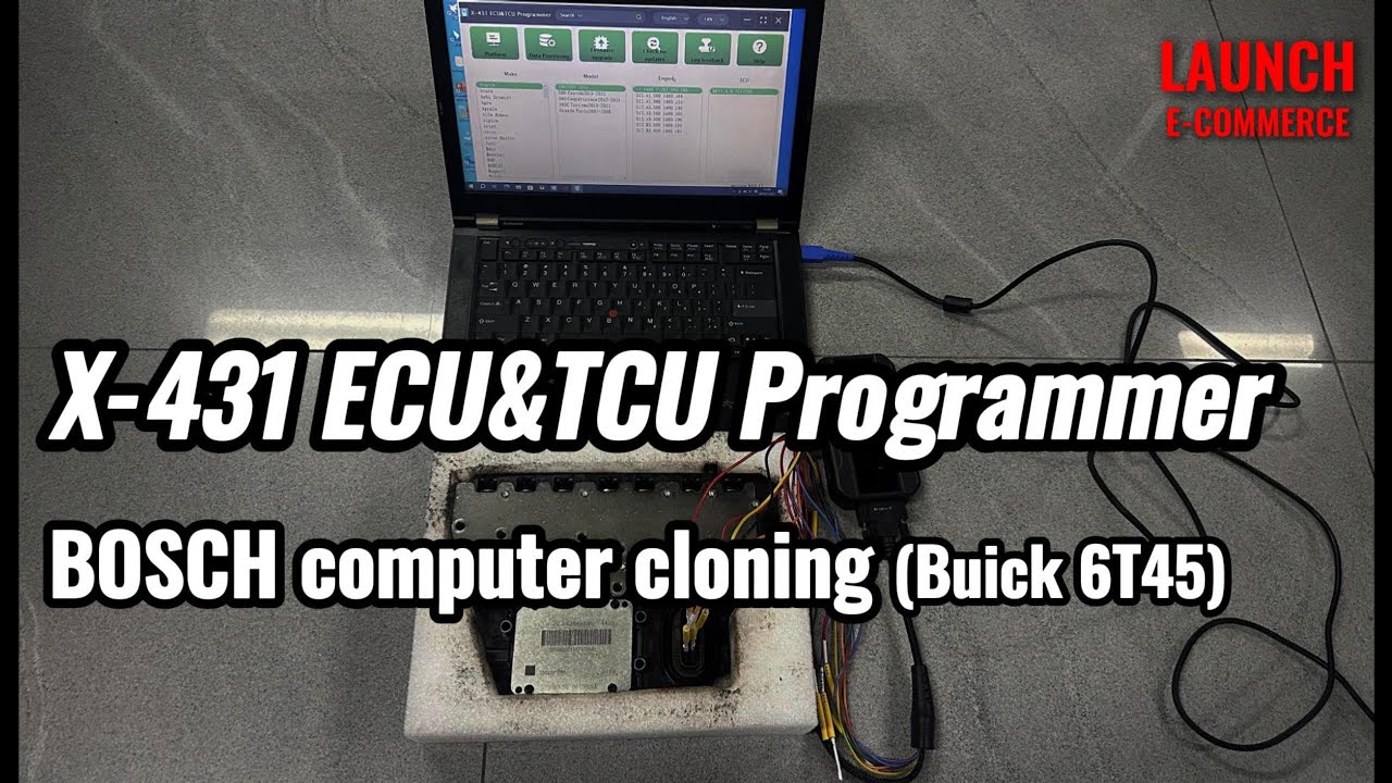 X-431 ECU&TCU Programmer | BOSCH Computer clone(Buick 6T45) | LAUNCH ...