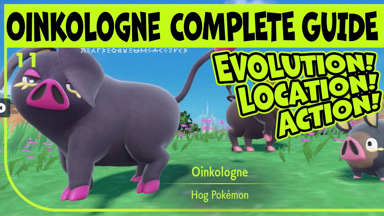 How to Get Oinkologne! Best Abilties and Stats | Pokemon Scarlet ...