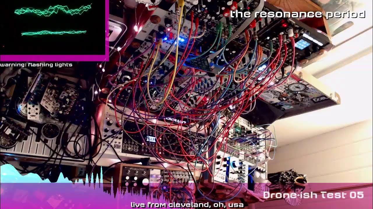 Live modular synthesizer performances 24/7 with Earth Modular Society - YouTube