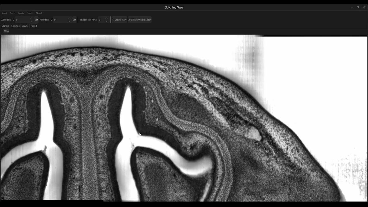 Stitching a HREM Microscope XY (Auto Stitch) - YouTube