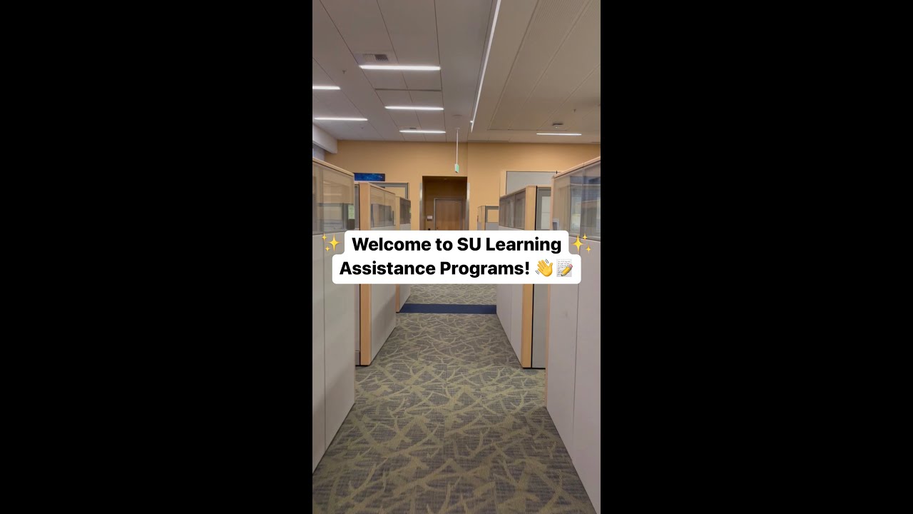 Overview of SU Learning Assistance Programs - YouTube