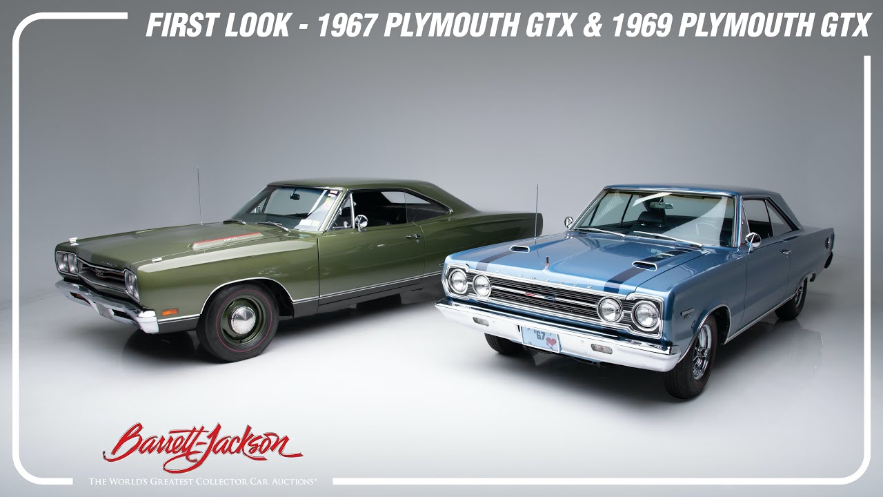 FIRST LOOK - 1967 Plymouth GTX & 1969 Plymouth HEMI GTX - BARRETT ...