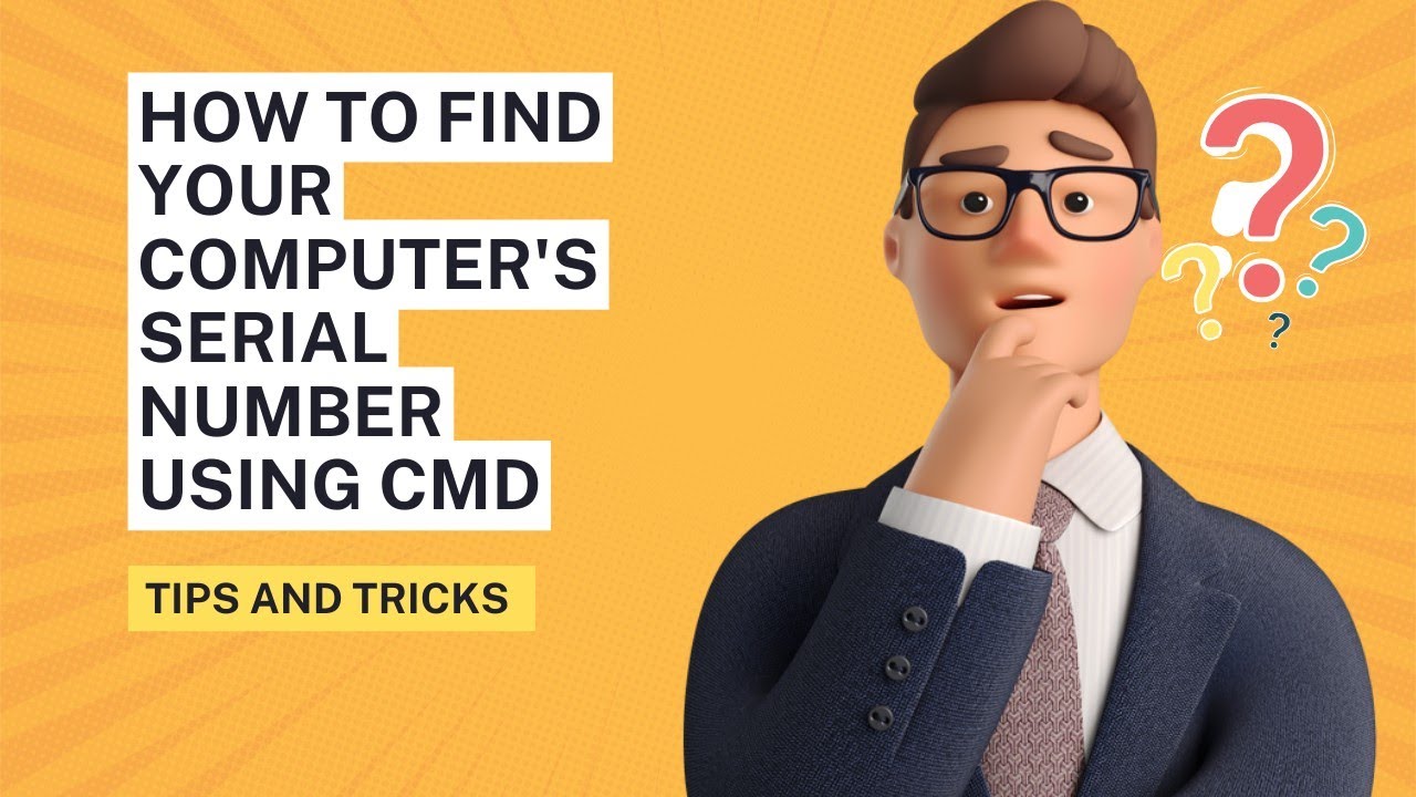 Just simple! Use only one code to get serial number | Easy Tech Tip ...