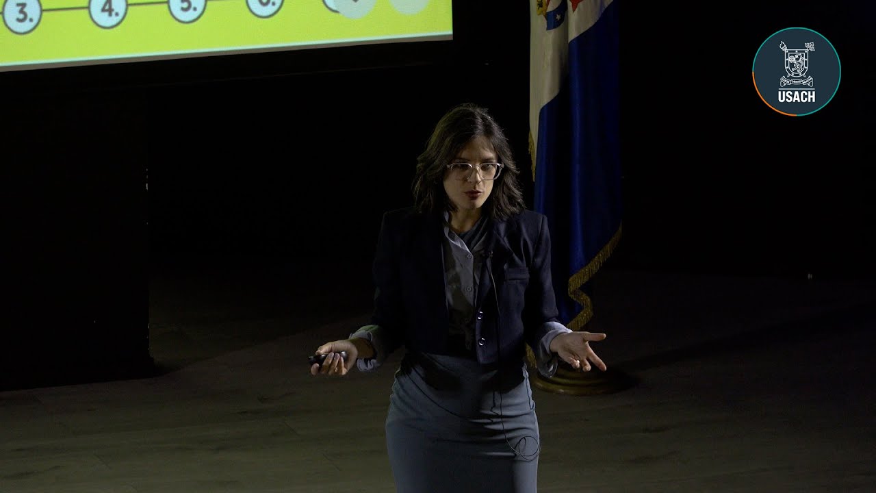 Ministra Camila Vallejo dictó charla en la Usach - YouTube