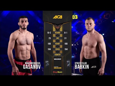 Magomedrasul Gasanov vs Vyacheslav Babkin  FULL FIGHT