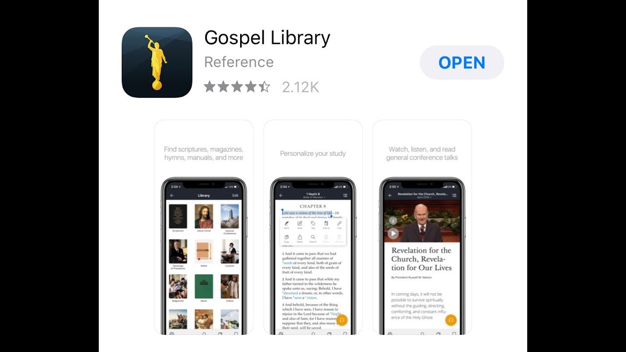 How to tag and highlight scriptures in Gospel Library app - YouTube