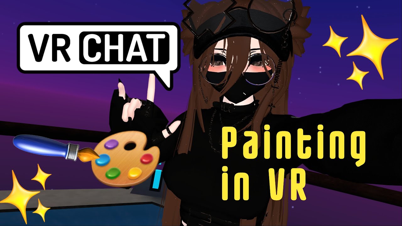 First time painting in VrChat - YouTube