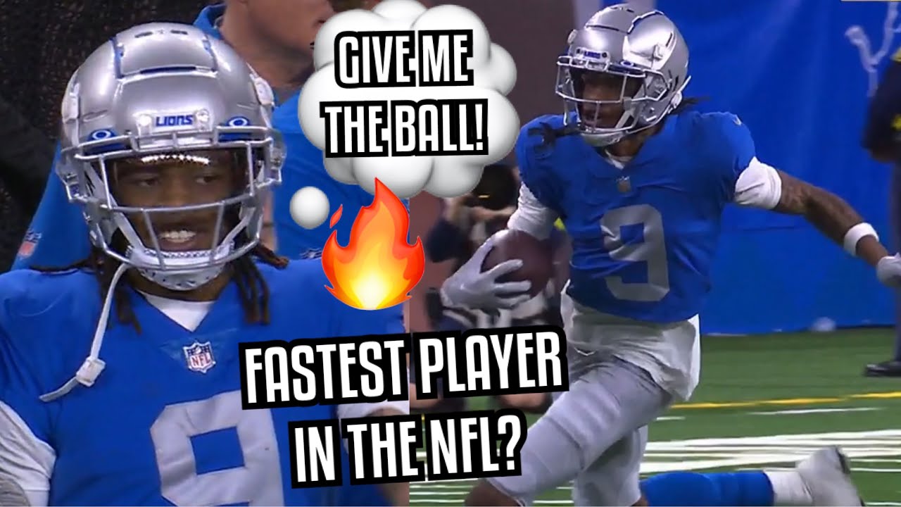 ‘ROOKIE’ Jameson Williams SHOWS OFF 4.2 SPEED! 🔥 Jameson Williams NFL ...