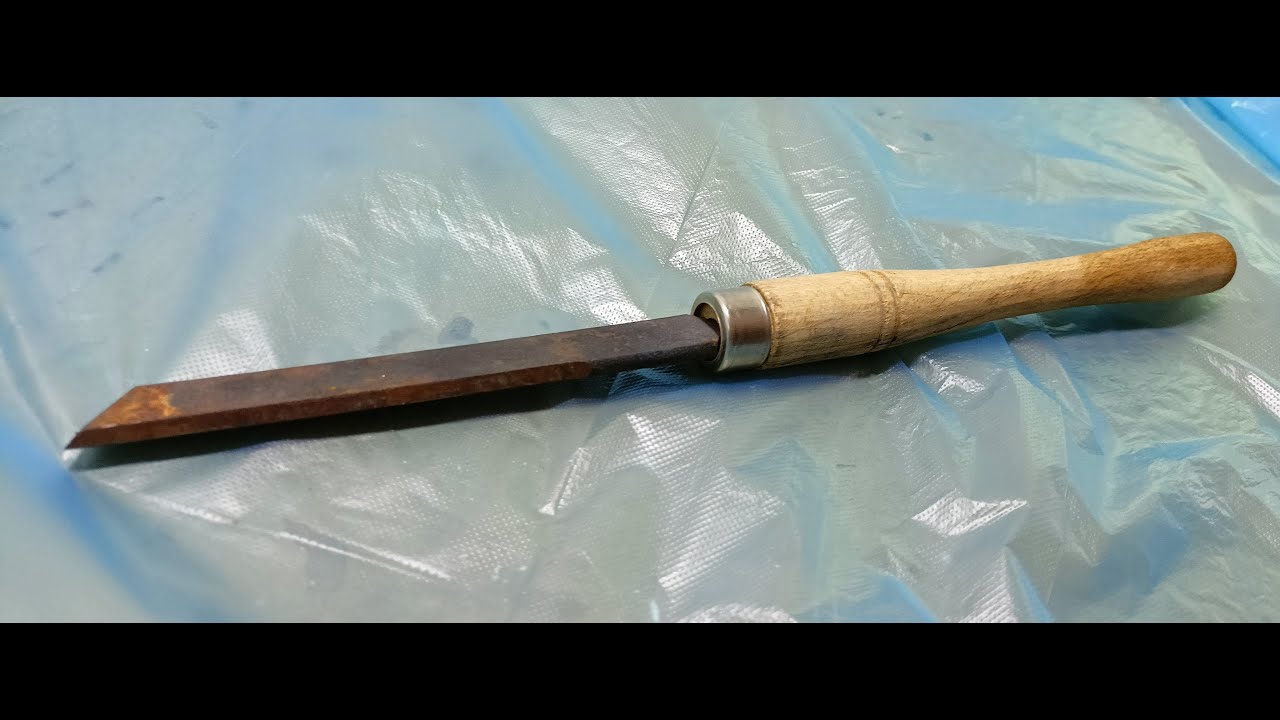 تنظيف وترميم ازميل النجاره chisel cleaning and restoration - YouTube