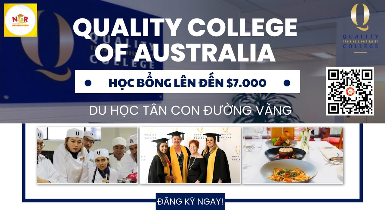 Quality College of Australia - Học bổng du học Úc $7.000 - YouTube