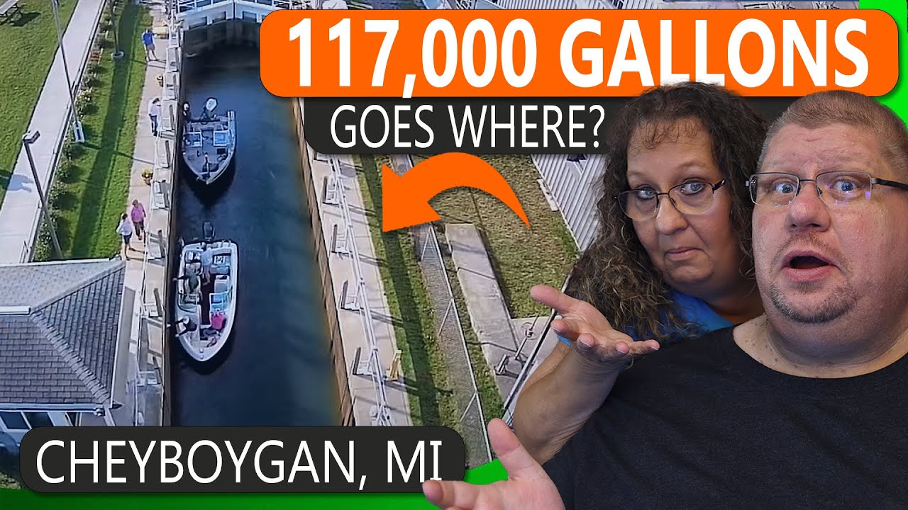 Cheboygan Locks the SECRET to the Michigan Inland Waterway - YouTube