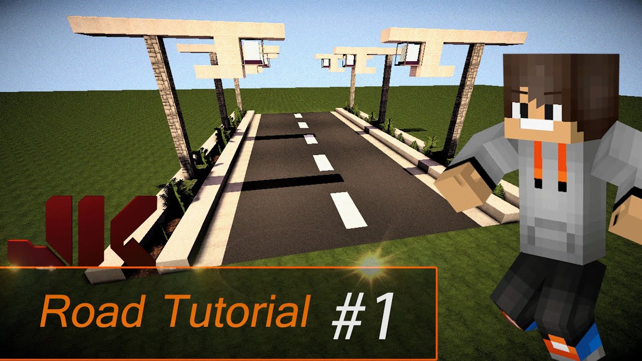 Minecraft - Road Tutorial #1 - YouTube