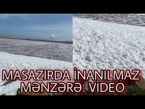 MASAZIRDA İNANILMAZ MƏNZƏRƏ: EŞİDƏNLƏR ORA GEDİR - VİDEO