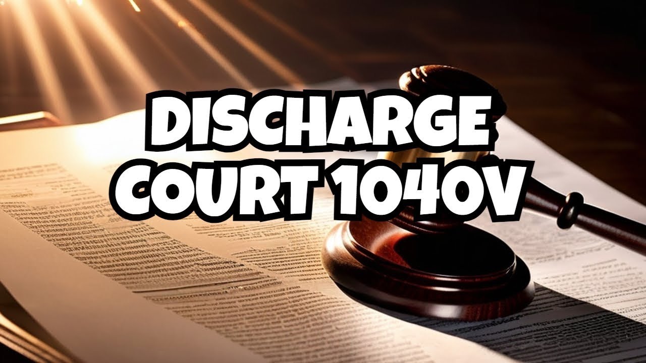 Escape Debt with Discharge Court Case 1040V Tactics - YouTube