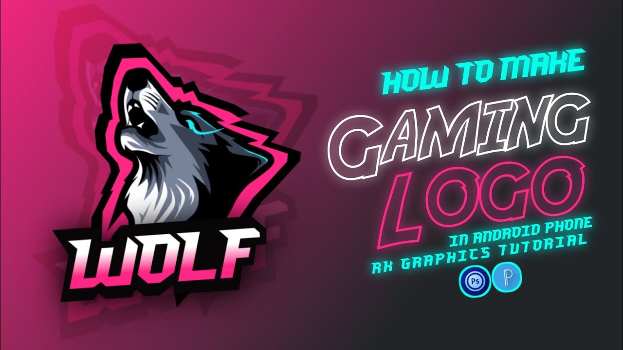How to make Gaming logo in android phone | Gaming logo tutorial | how ...