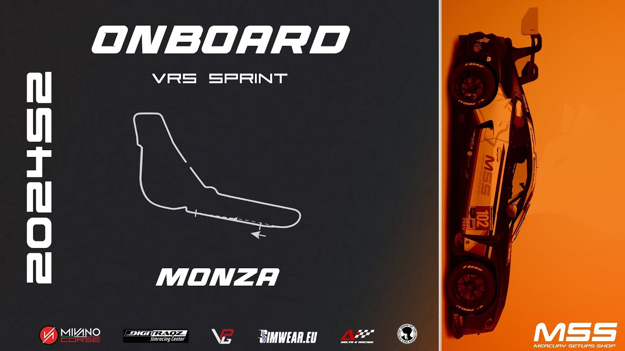iRacing Wet Onboard – BMW M4 GT3 on Monza – [MSS] 24S2 - YouTube