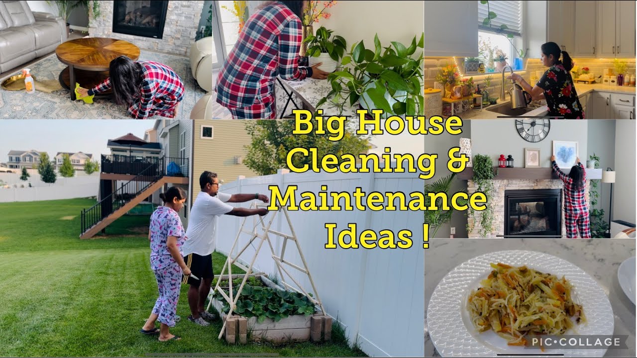 Big House Cleaning & Maintenance Ideas ! || Cleaning Motivation ...