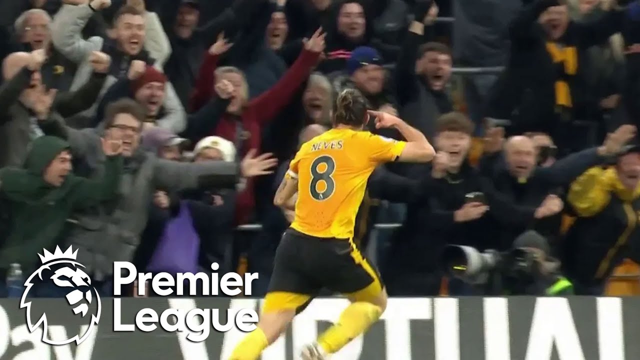 Ruben Neves adds third Wolves goal against Liverpool | Premier League ...