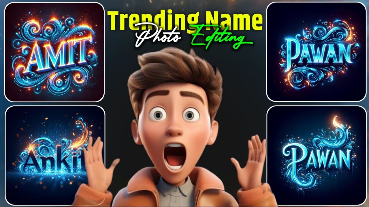 Ai Name Art Photo Editing || Trending Reels Ai Photo Editing || How To ...