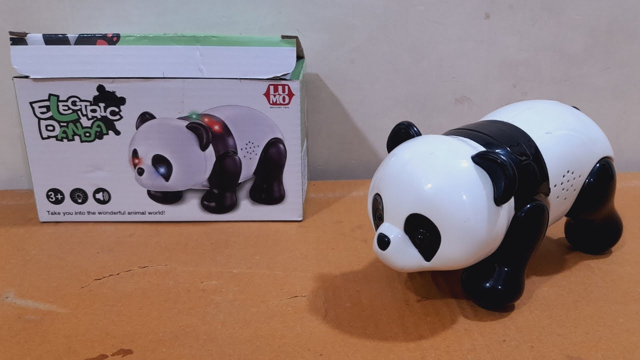 Unboxing and Review of Electric Panda Battery Operated Toy With Lights ...