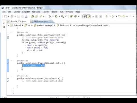Java Animation Mouse Motion Listener - YouTube