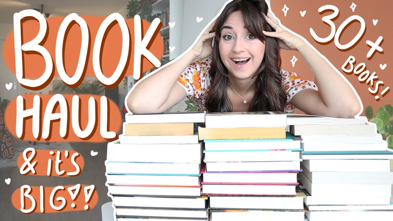 it's time for a MASSIVE BOOK HAUL because i have no self control 📚🌝 ...
